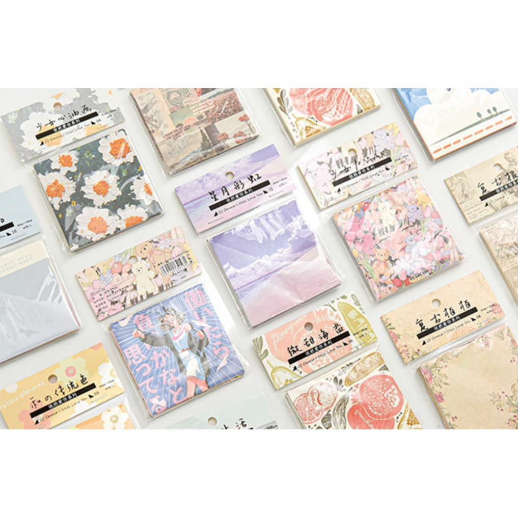 Designs DIY deco paper material packs vintage / cute / japan | Shopee ...