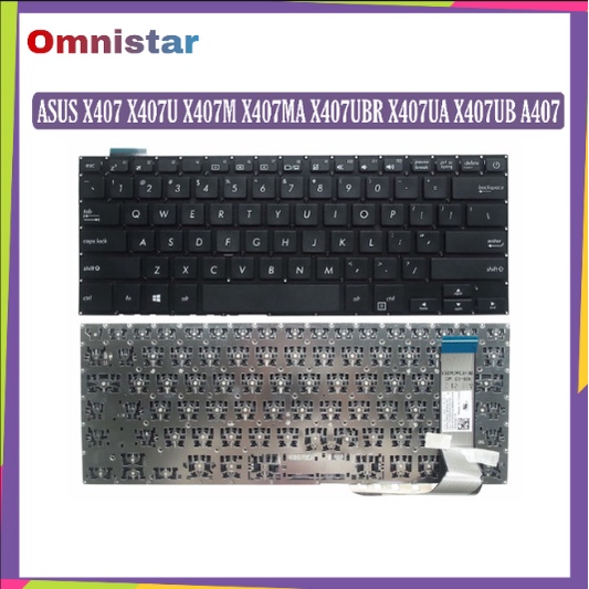 ASUS X407 X407U X407M X407MA X407UBR X407UA X407UB A407 Laptop Keyboard ...