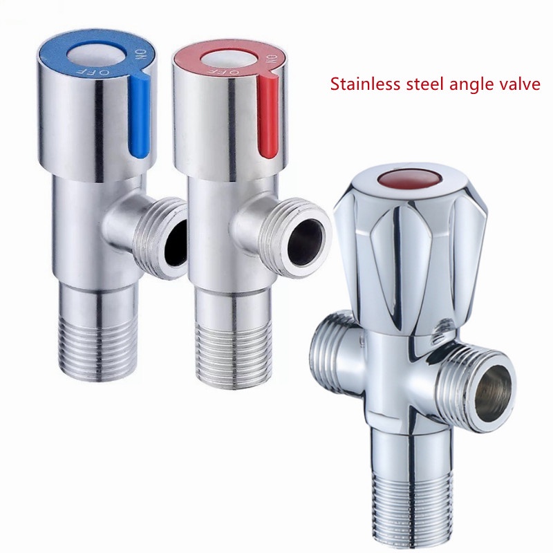 SUS304 stainless steel angle valve thickened triangle valve cold and ...