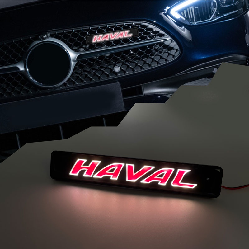 Car Accessories LED Front Hood Grille Emblem Badge Lights Car Styling ...