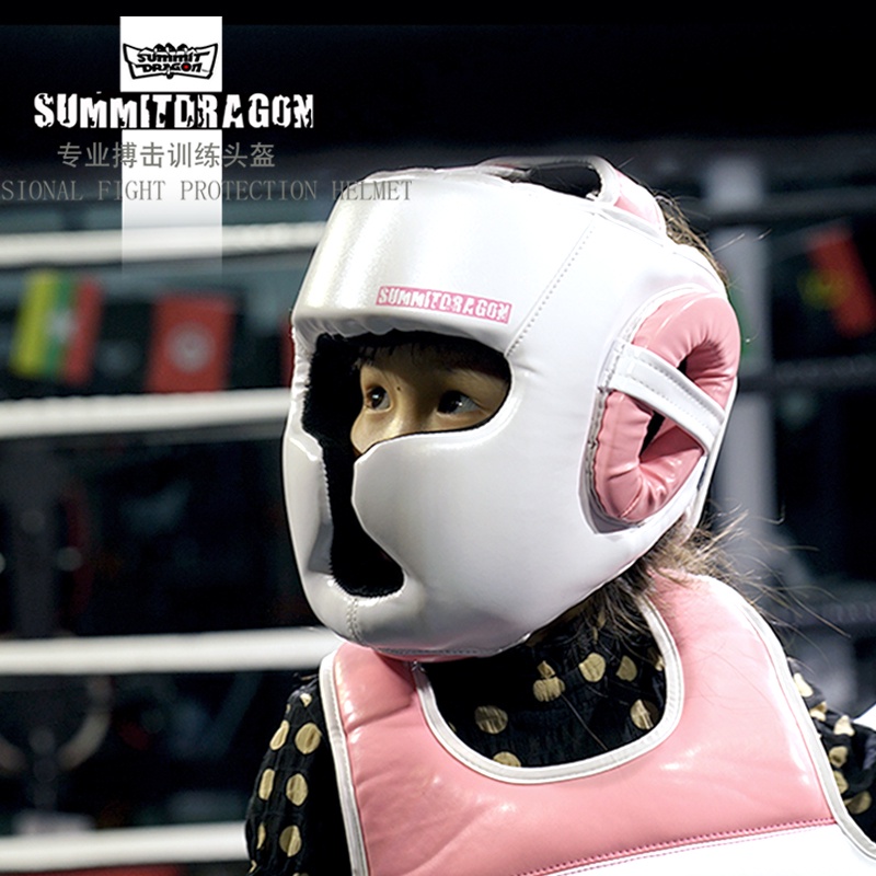 Summitdragon Fighting Color Boxing Helmet Girls Children Head ...