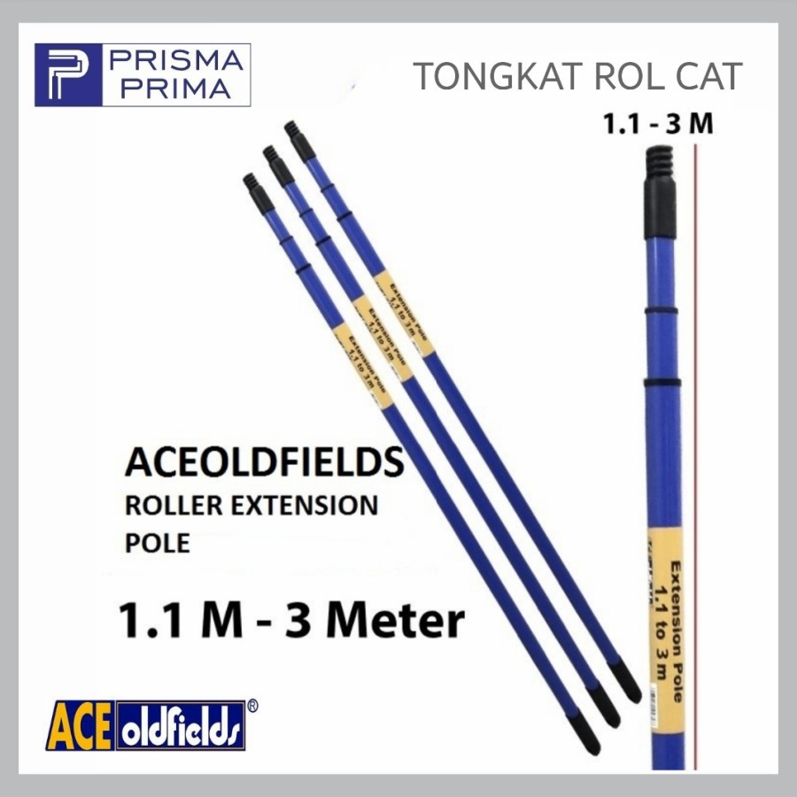Paint Roller Roller Handle Stick ACE OLDFIELDS Extension Pole Wall ...