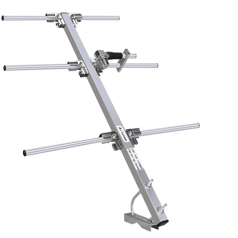 Ailunce AY02 Outdoor Ham Radio Yagi Antenna,UHF 400-470MHz Foldable ...