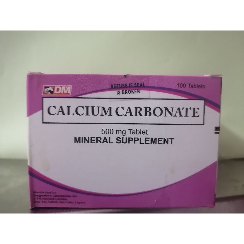 Calcium Carbonate tablet 1.75 each tablet | Shopee Philippines