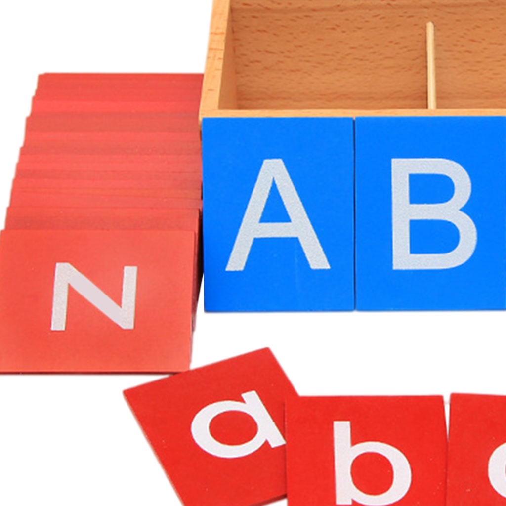Uppercase Lowercase ABC Card Alphabet Learning Letter Memory Montessori ...