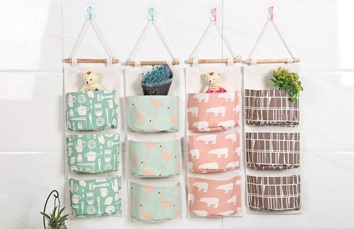 Hanging Pouch 3 Bulkhead Storage Bag Hanging 3 Bulkhead | Shopee ...