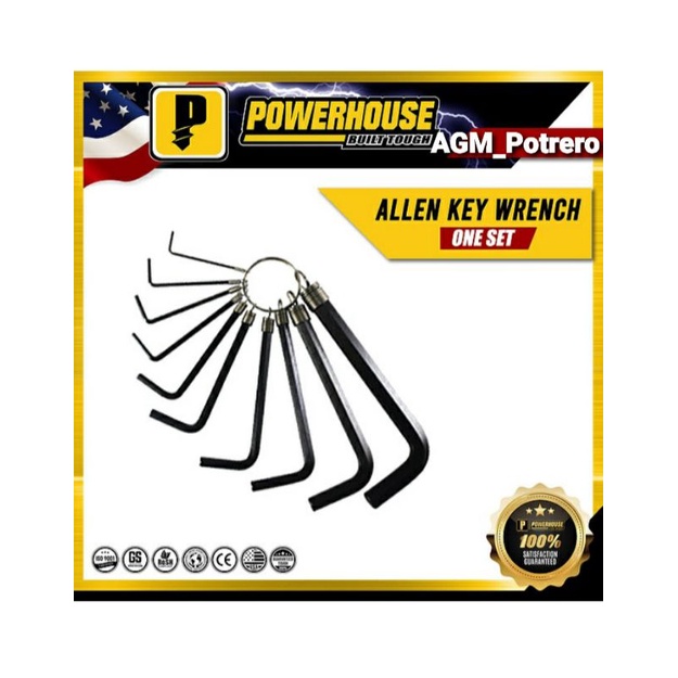 POWERHOUSE ALLEN KEY WRENCH SET | Shopee Philippines