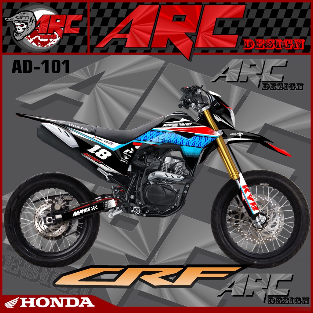 Honda CRF 150L Fullbody Cross Motorcycle Sticker Decal - Latest Custom ...
