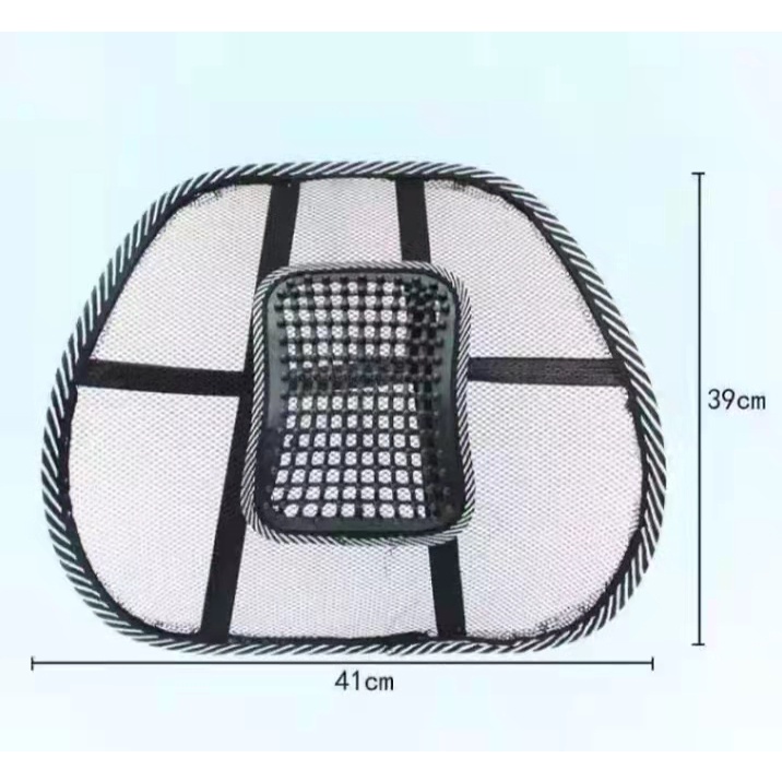 Mesh Lumbar Back Support For Car Seat Chair Office | Shopee Philippines