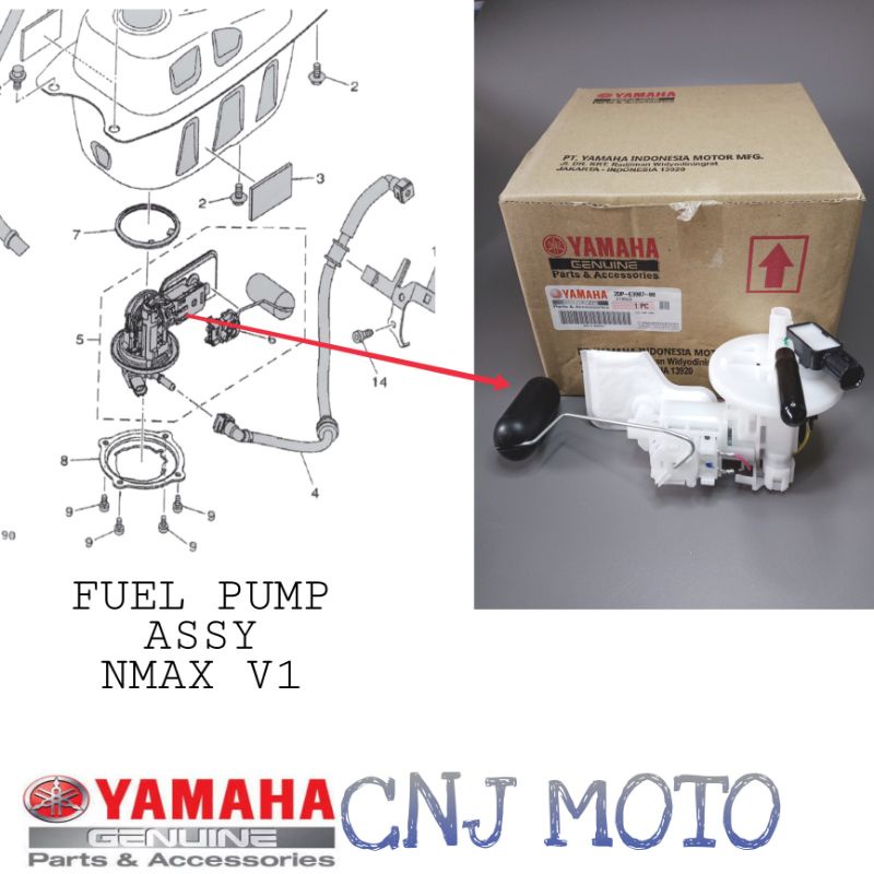 FUEL PUMP ASSY NMAX V1 100% GENUINE | Shopee Philippines