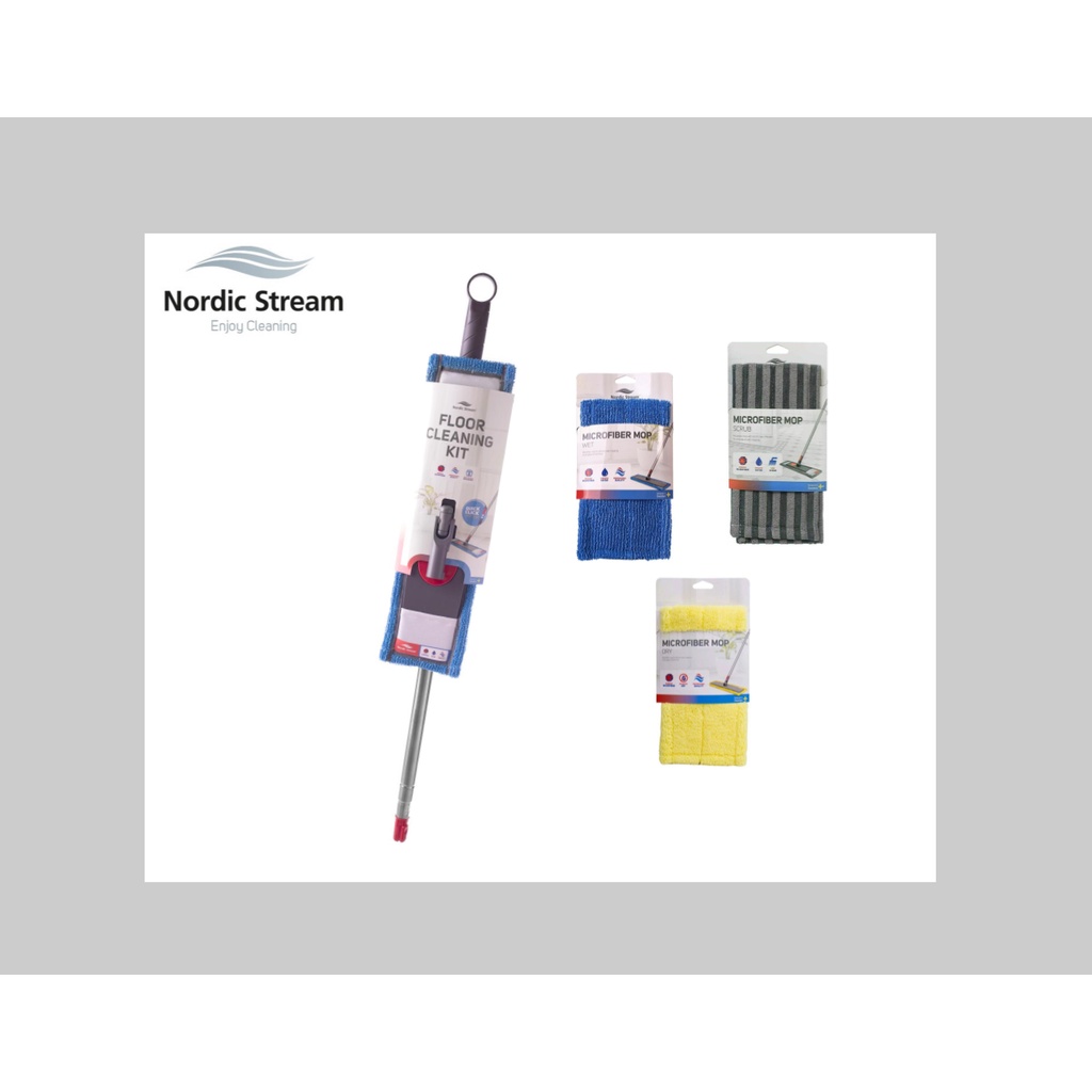 Nordic Stream - Flexi Floor Cleaning Kit (Adjustable mop) | Shopee ...