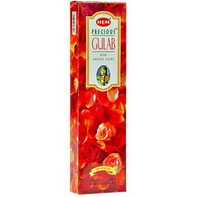 Hem Precious Gulab (Rose) Incense Stick Gold edition From India (100pcs ...