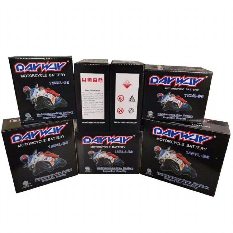Motorcycle Dayway Battery 4L (YTX4L-BS) | Shopee Philippines