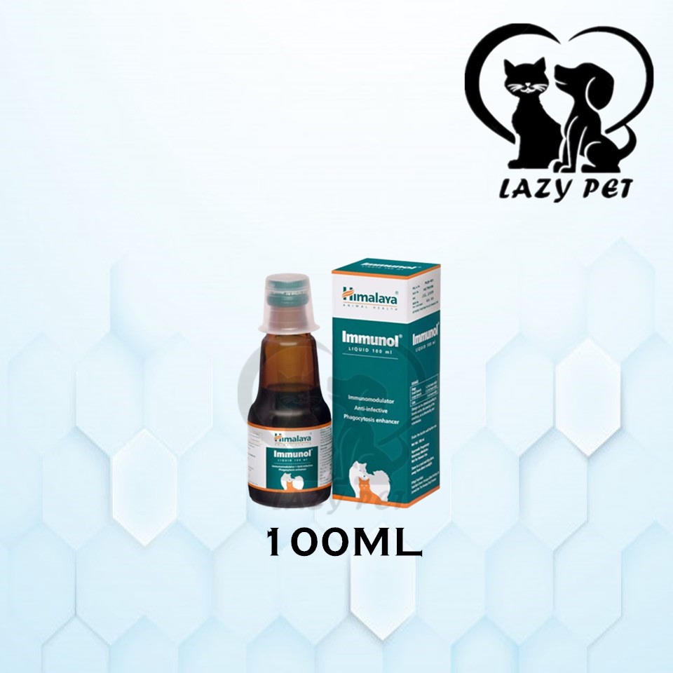 Himalaya Immunol Liquid / Immune Booster for Dogs and Cats 100ML ...