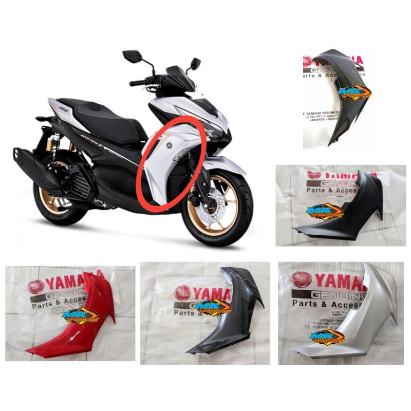 Aerox 155 NEW CONNECTED FRONT WING BODY PANEL 2021-2023 ORIGINAL YAMAHA ...