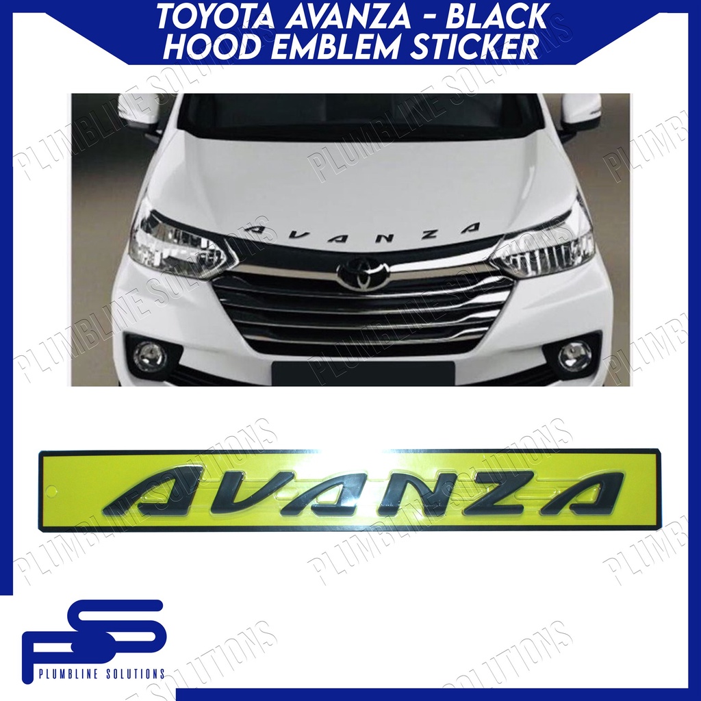 Car Hood Emblem For Toyota Cars TOYOTA INNOVA / AVANZA / RUSH Decals ...
