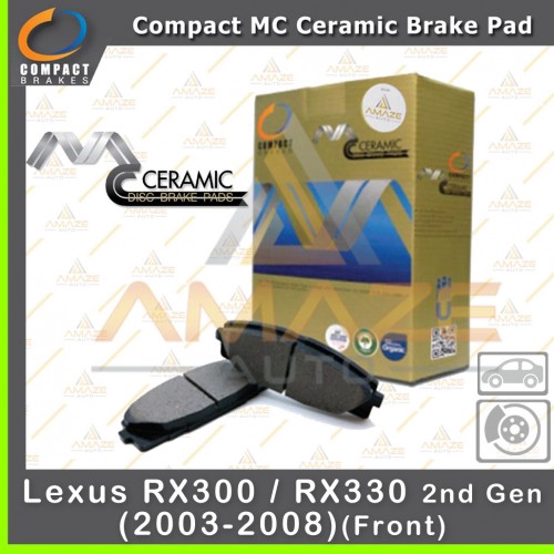 Compact MC Ceramic Brake Pad for Lexus RX330 & RX350 2nd gen (03 - 08 ...