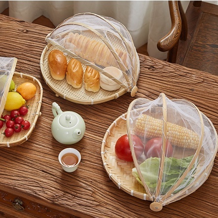 Anti-insect Dustproof Basket Fruit Vegetable Tray Mesh Drying Dustpan ...