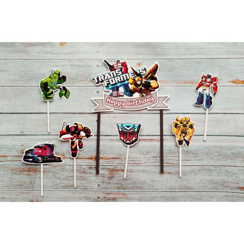 One set of topper cake decoration topper tumpeng rice cake birthday ...