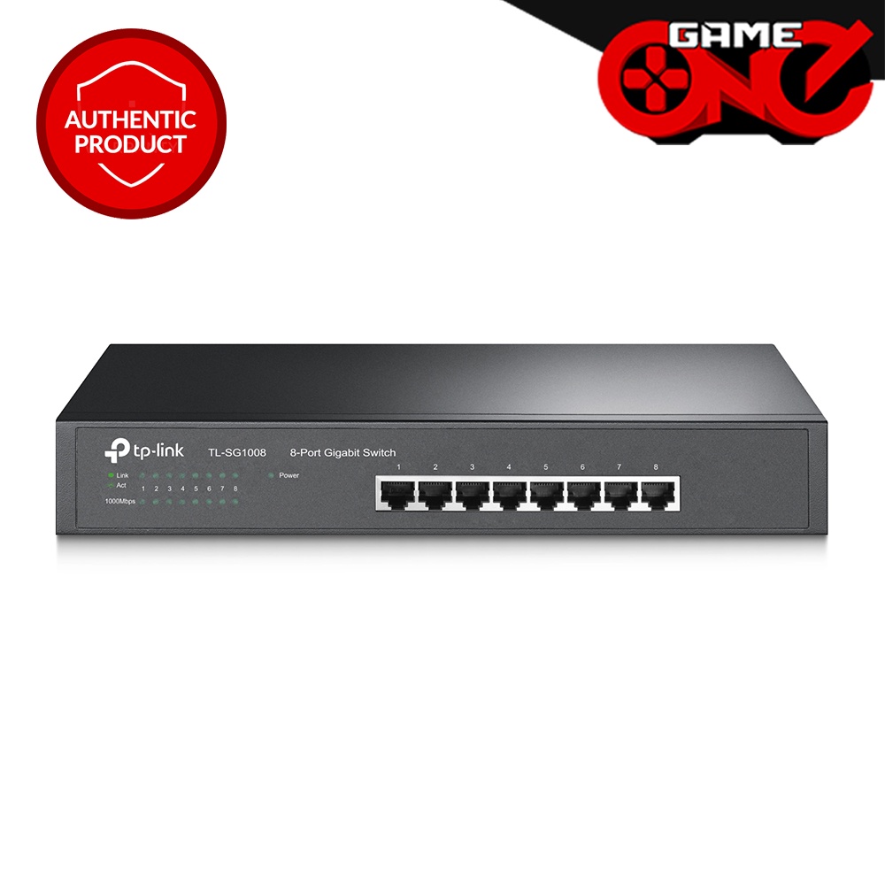 TP-Link TL-SG1008 8-Port GIgabit Desktop / Rackmount Switch | Shopee ...