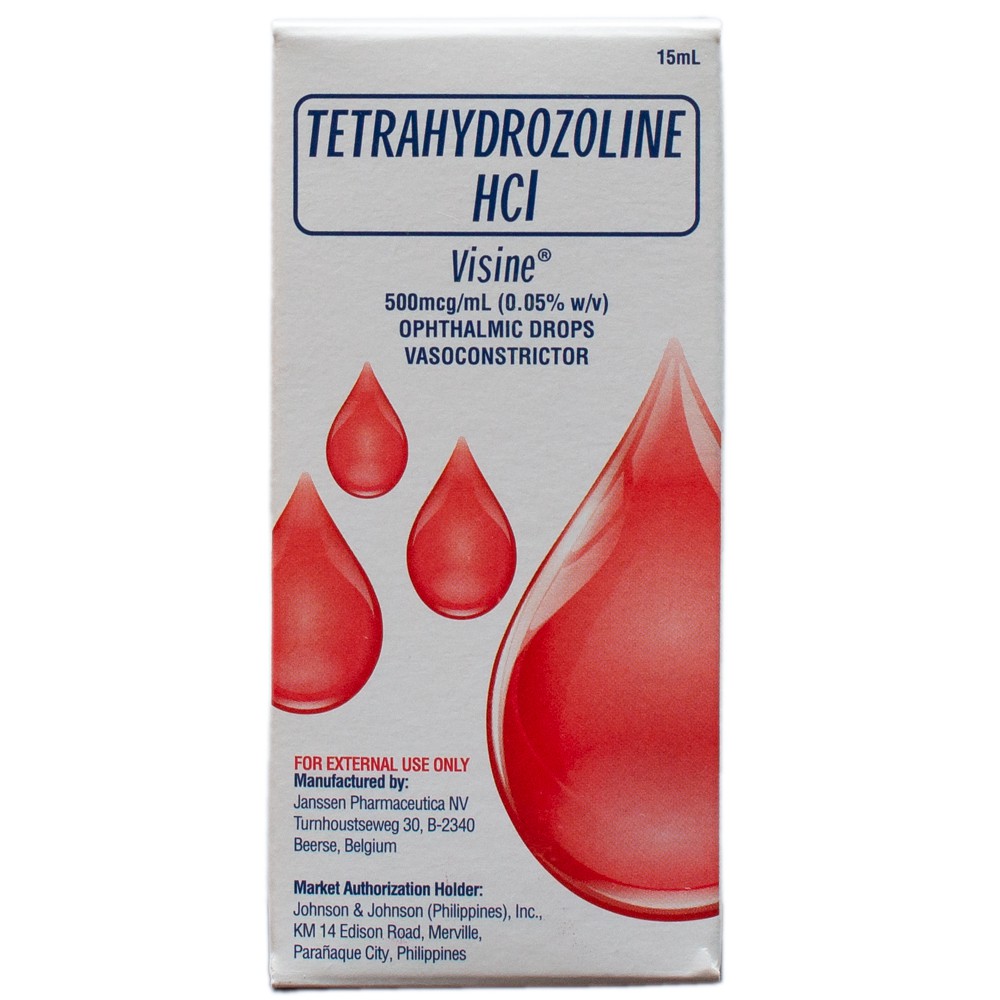 Visine Original Eye Drops 15ml : for red & irritated eyes | Shopee ...