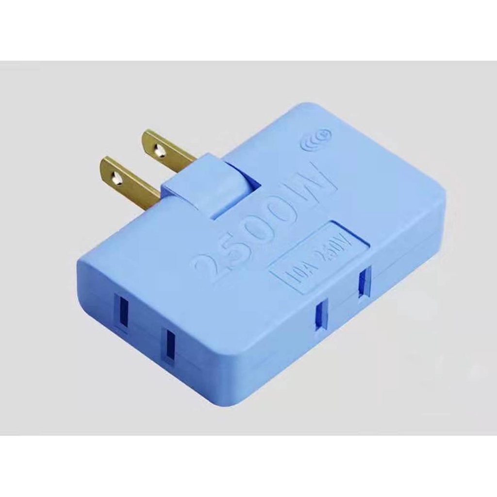 3 in 1 Extension Plug Adapter Foldable, 2-Prong Swivel Ac Adapter,Mini ...