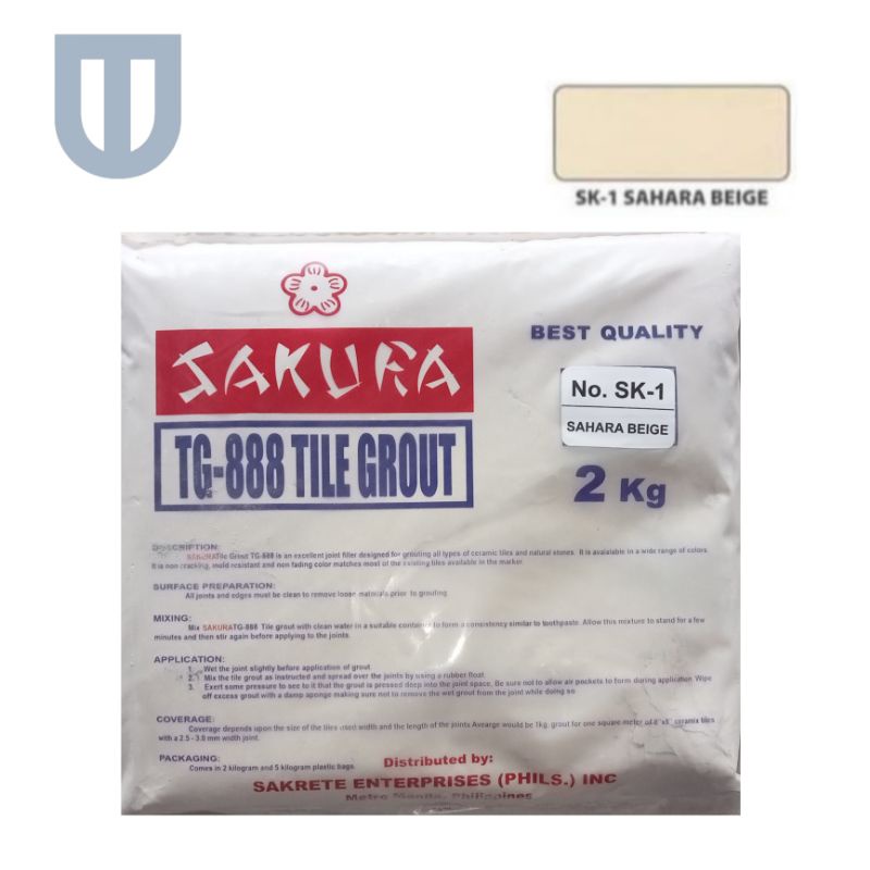 Sakura Tile Grout 2KLS | Shopee Philippines
