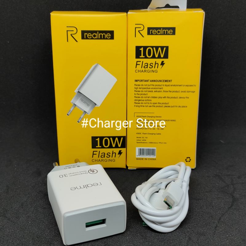 Realme Charger 10W Micro USB Cable Quick Charge | Shopee Philippines