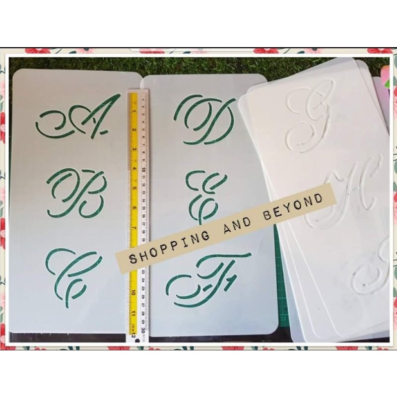 Calligraphy /Valentines Cake/Cookie/Fondant Stencils | Shopee Philippines