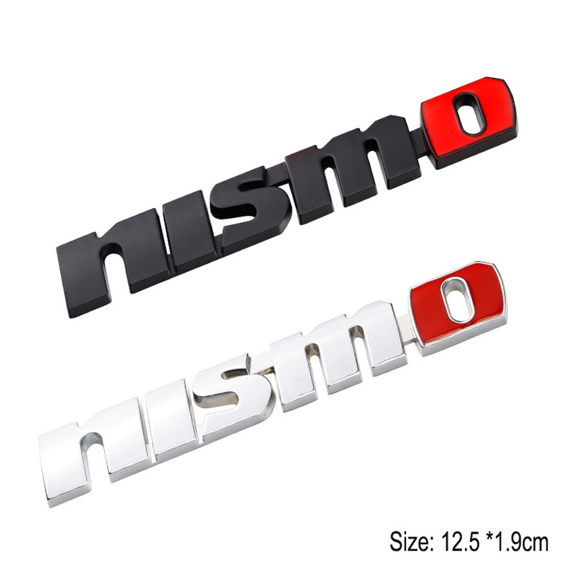 1Pcs 3D Metal nismo Car Sticker For Nissan Metal Pure Drive Nismo ...