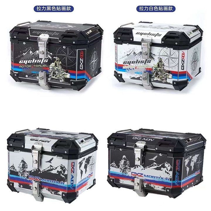 MOTO UNIVERSAL ONE SMOK ZEUS ALLOY 45LTRS TOP BOX ALUMINUM FOR CLICK ...