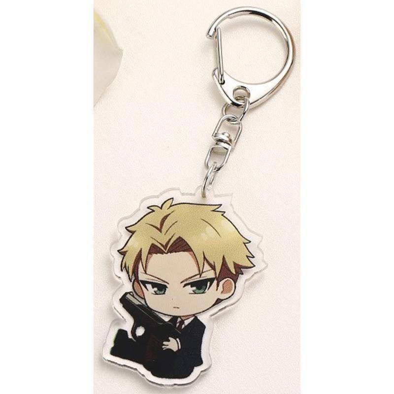 SPY FAMILY Anime New Keychain Figures Cosplay Loid Forger Anya Forger ...