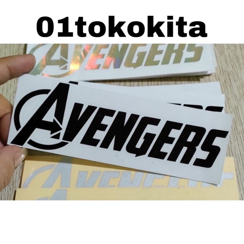 Avengers LOGO CUTING STICKER CUTTING MOTORCYCLE CAR HELMET STICKER ...