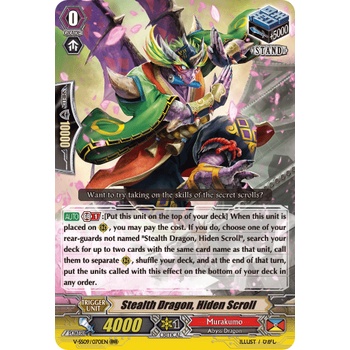 Cardfight Vanguard V-SS09 V-SS09/070EN Stealth Dragon, Hiden Scroll Murakumo RRR (English ...