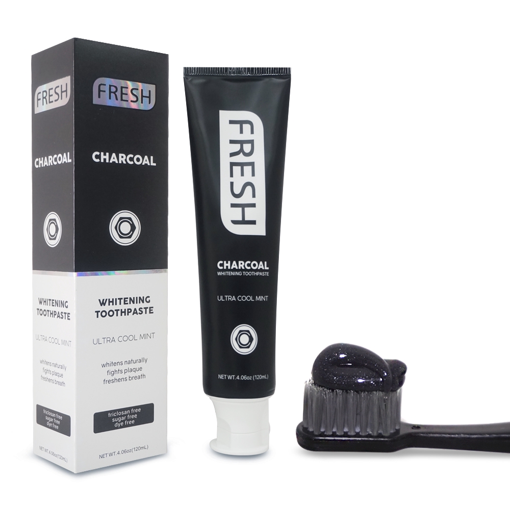 FRESH Charcoal Whitening Toothpaste 120ml | Shopee Philippines