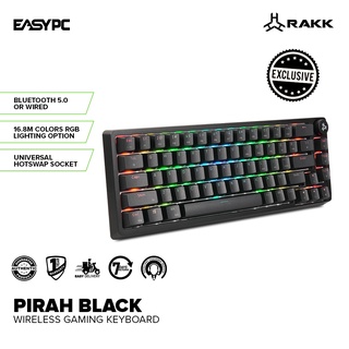 EasyPC| Rakk Pirah/Plus 66 Wireless Mechanical Keyboard| RGB| White ...