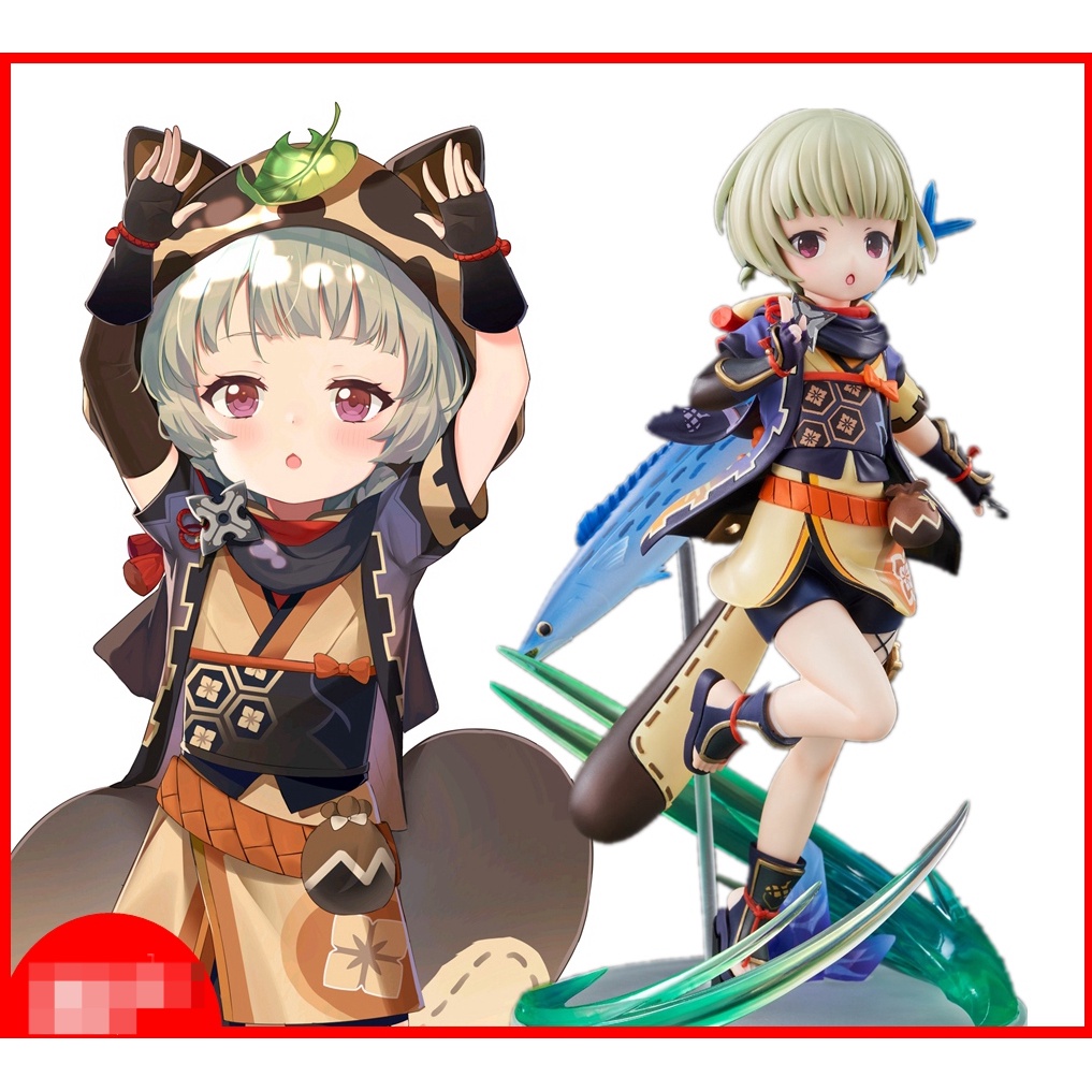 Anime game Genshin Impact Sayu hand-made ninja raccoon ninja beautiful ...