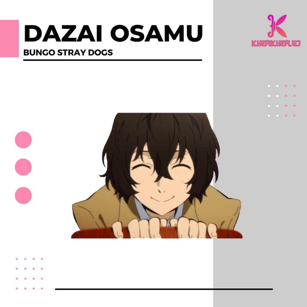 STICKER | Dazai Osamu Sticker | Bungou Stray Dogs | Vinyl Water Proof ...