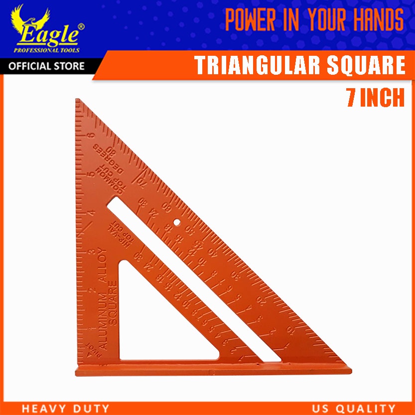 Eagle Triangular Square 7 Inch Aluminum Alloy | Shopee Philippines