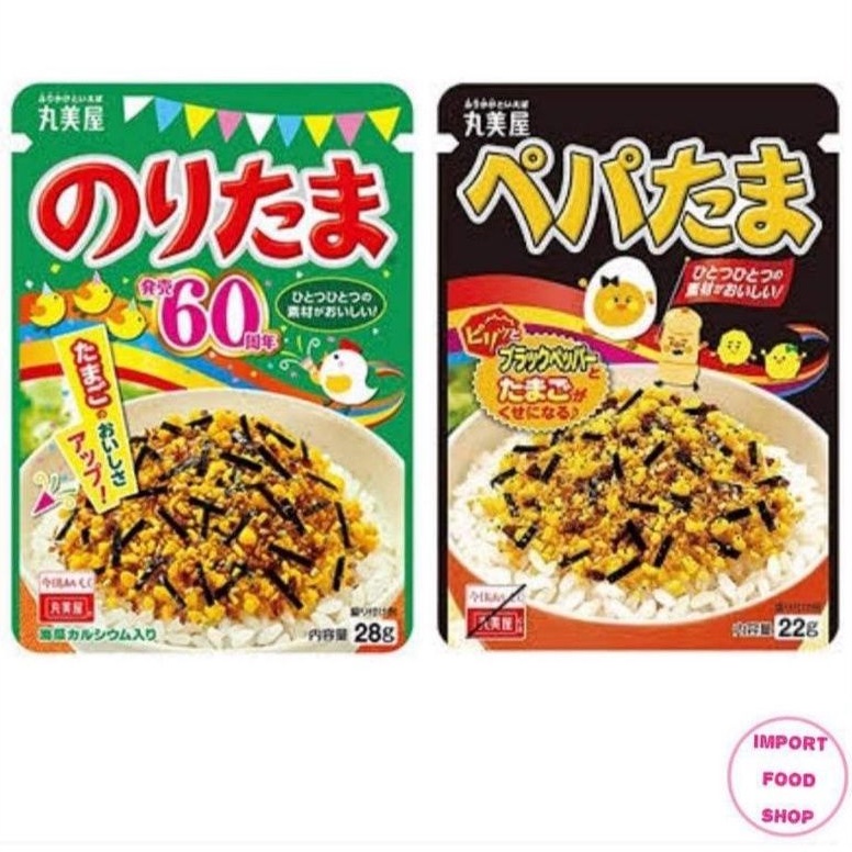 Japanese Rice Sprinkle Powder Marumiya Furikake Noritama Seaweed Flavor ...