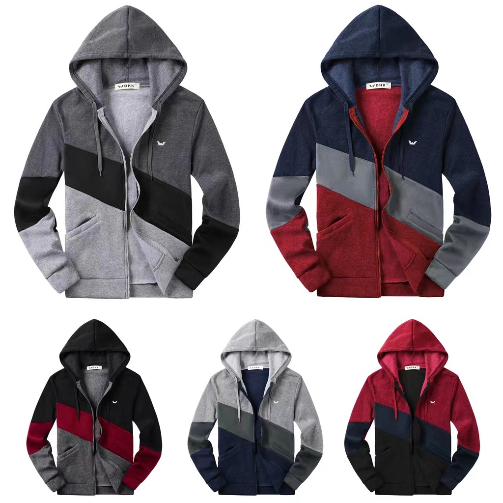 New Trends Unisex Outfit Tri-combo Color fFashion Hoodie Jacket *3058 ...