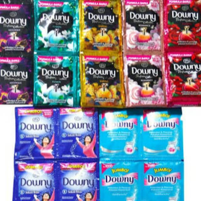 Downy sachet Liquids 500s All variant 11ml Contents 12's | Shopee ...