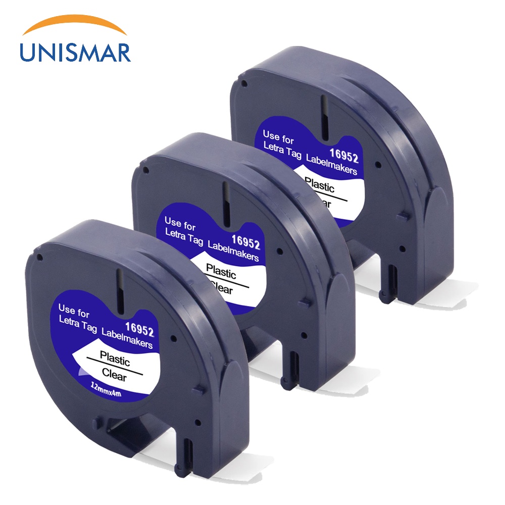 3PK Label Maker Tape Compatible DYMO Letratag Label Tape / Refill 16952 ...