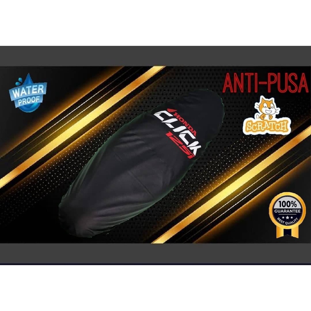 Seat Cover Water Proof Anti Pusa Scratch for Honda Click 125i v1 v2 v3 ...
