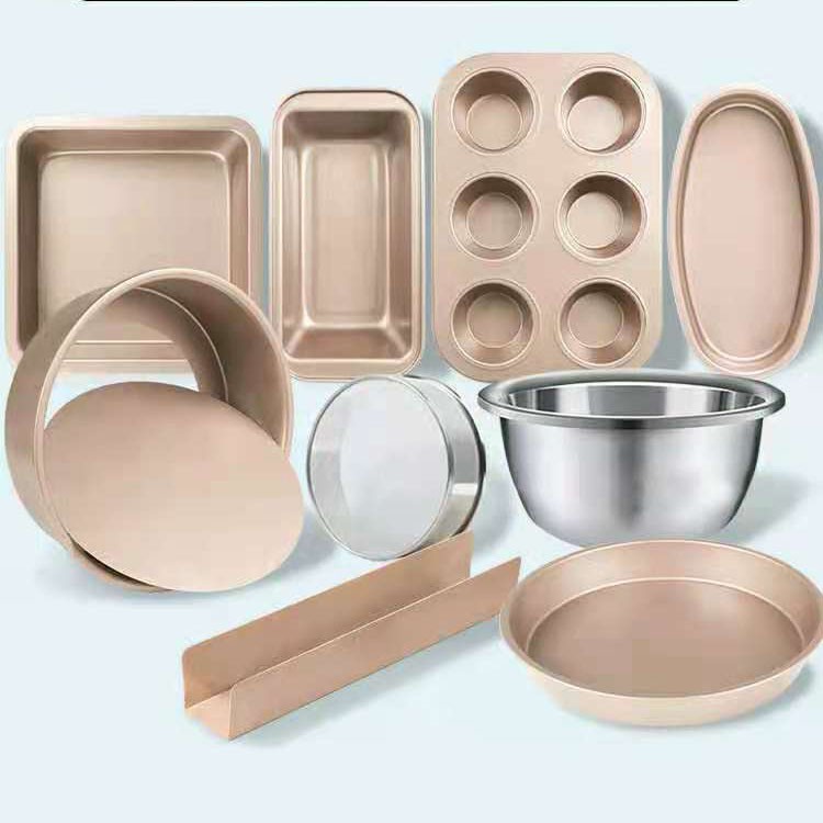 【LX♥SAVER 】 Baking Tools / Non-Stick Golden Bread Cakes Pan | Shopee ...