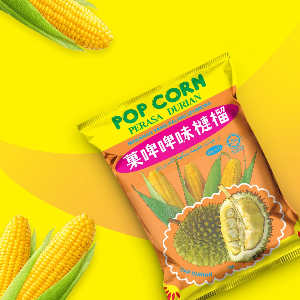 Popcorn Perisa Durian(10pktsX70g) | Shopee Philippines
