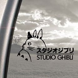 Studio Ghibli Decal Sticker 20cm black x1 | Shopee Philippines