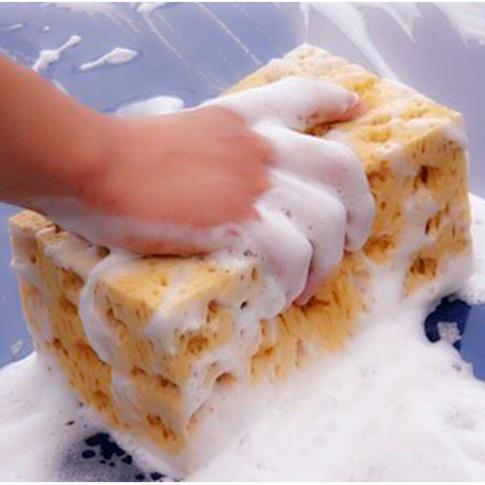 Compressed sponge BIG MACRO-POROUS CAR WASH SPONGE | Shopee Philippines