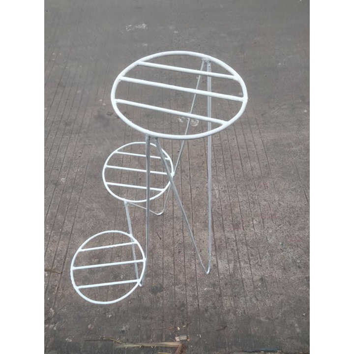 60x18 CM/STANDING POT 3in1 Radius/Iron Flower Rack/Minimalist STANDING ...