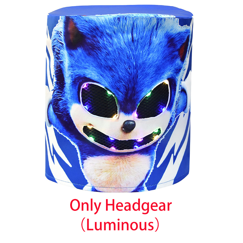 Deluxe Sonic The Hedgehog Costume Halloween Cosplay Print Plush ...